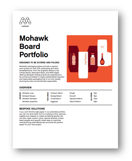 Packaging Papers | Mohawk Connects